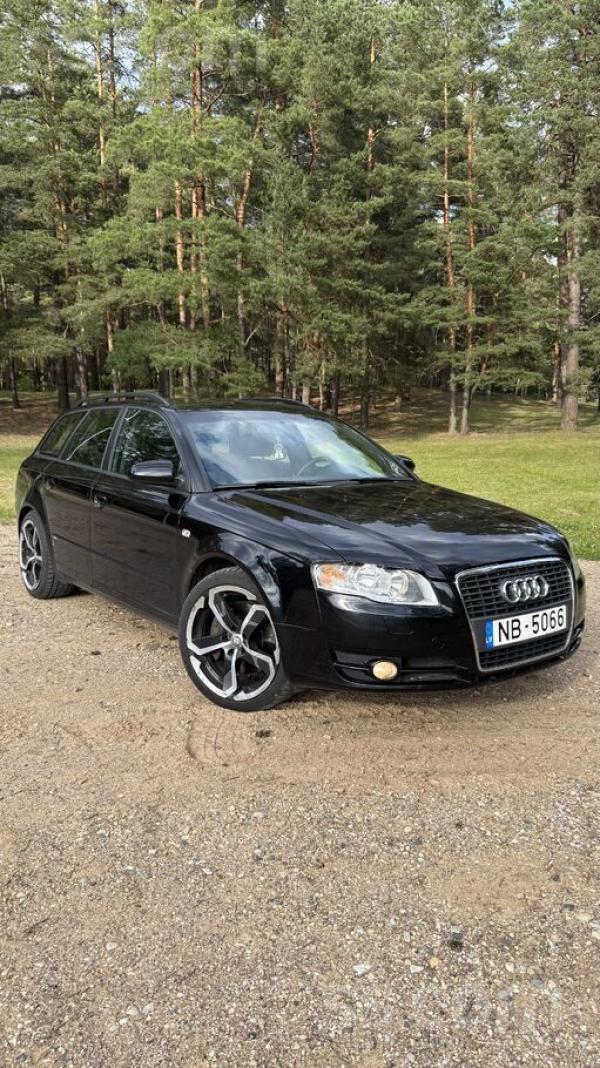 Black Audi A4 2006 in Daugavpils, with an engine capacity of 2.70 L and mileage of 275 thousand km for 3499 €, photo 1 on AUTOMOTO.COM.LV