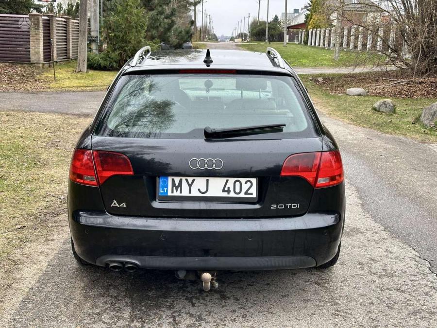 Melns Audi A4 2006 Viļņa, ar dzinēja tilpumu 1.99 L un nobraukumu 223 tūkst. km par 2000 €, foto 7 vietnē AUTOMOTO.COM.LV