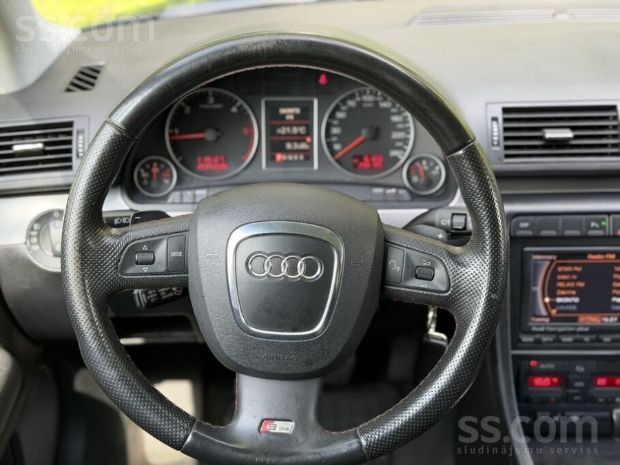 Black Audi A4 2006 in Jelgava, with an engine capacity of 3.00 L and mileage of 292 thousand km for 3299 €, photo 19 on AUTOMOTO.COM.LV