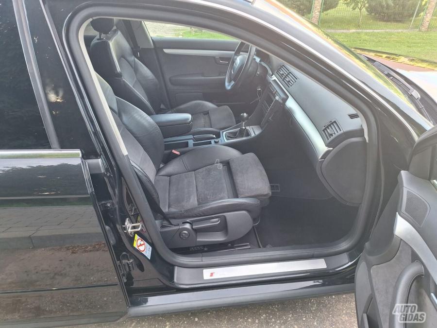 Black Audi A4 2006 in Prienai, with an engine capacity of 2.00 L and mileage of 258 thousand km for 3650 €, photo 13 on AUTOMOTO.COM.LV
