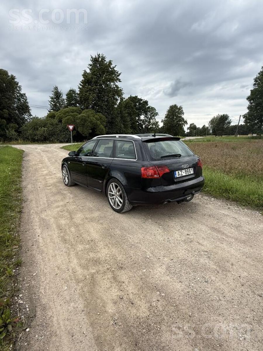 Black Audi A4 2006 in Talsi, with an engine capacity of 2.70 L and mileage of 491 thousand km for 2200 €, photo 6 on AUTOMOTO.COM.LV