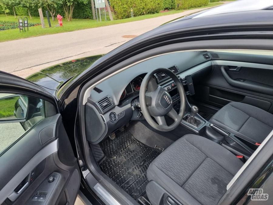 Black Audi A4 2006 in Alytus, with an engine capacity of 2.00 L and mileage of 272 thousand km for 2870 €, photo 9 on AUTOMOTO.COM.LV