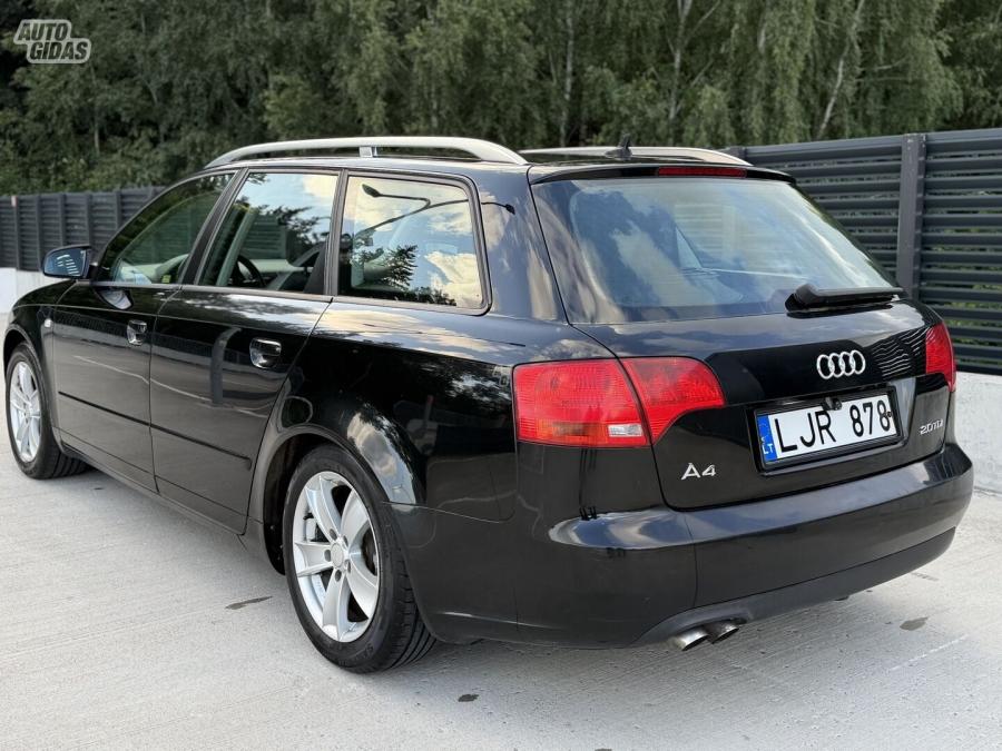 Melns Audi A4 2006 Viļņa, ar dzinēja tilpumu 2.00 L un nobraukumu 340 tūkst. km par 2350 €, foto 3 vietnē AUTOMOTO.COM.LV