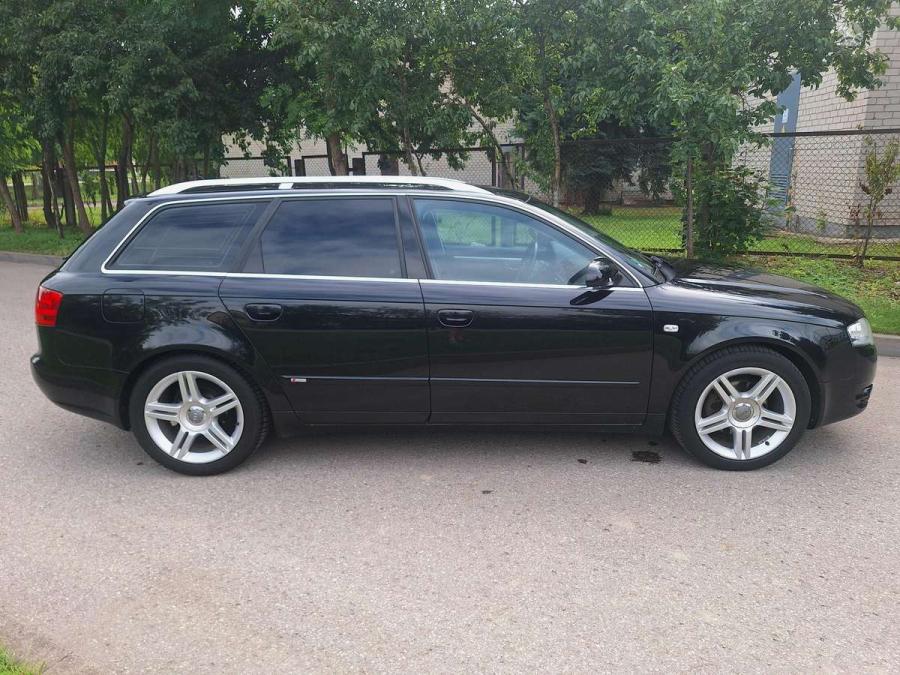 Black Audi A4 2006 in Jonava, with an engine capacity of 1.99 L and mileage of 310 thousand km for 2850 €, photo 3 on AUTOMOTO.COM.LV