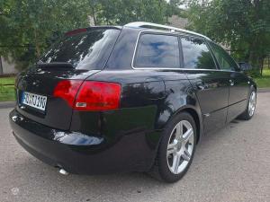 Black Audi A4 2006 in Jonava, with an engine capacity of 1.99 L and mileage of 310 thousand km for 2850 €, photo 5 on AUTOMOTO.COM.LV
