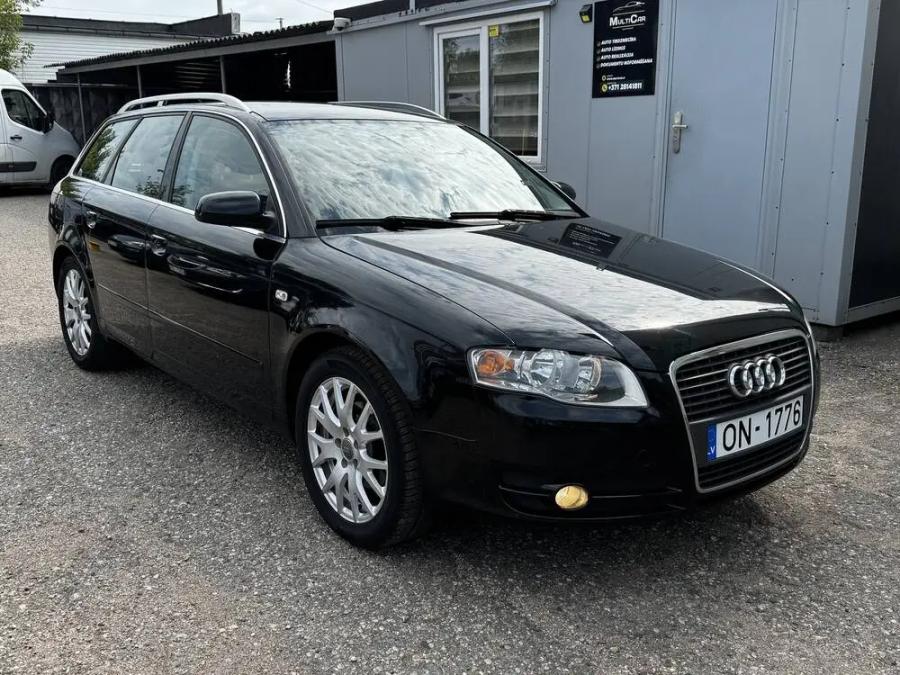 Черный Ауди А4 2006 в Даугавпилс, объемом двигателя 2.00 л и пробегом 280 тыс. км за 3850 €, фото 1 на AUTOMOTO.COM.LV