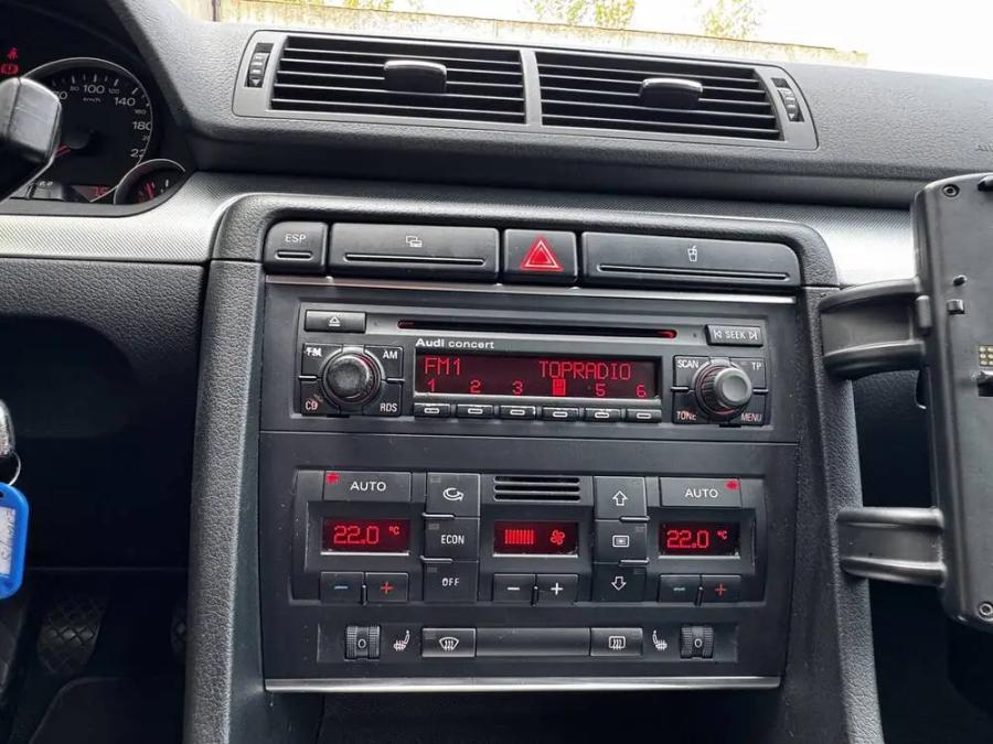 Черный Ауди А4 2006 в Даугавпилс, объемом двигателя 2.00 л и пробегом 280 тыс. км за 3850 €, фото 17 на AUTOMOTO.COM.LV
