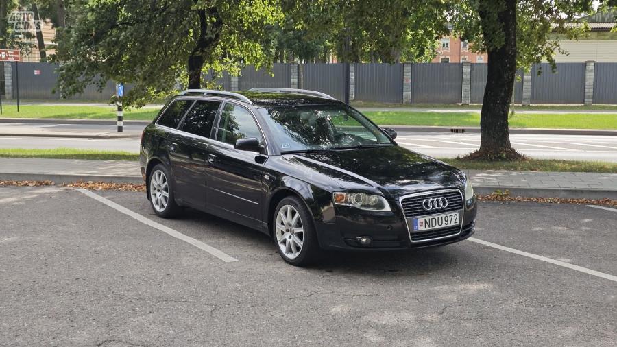 Black Audi A4 2006 in Alytus, with an engine capacity of 2.00 L and mileage of 402 thousand km for 2400 €, photo 1 on AUTOMOTO.COM.LV
