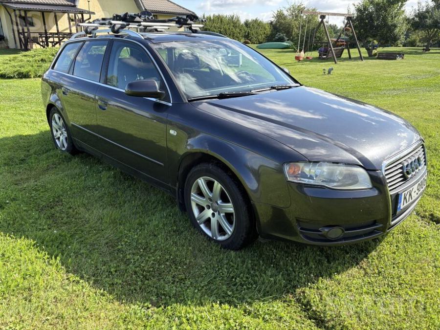 Black Audi A4 2006 in Bauska, with an engine capacity of 2.00 L and mileage of 365 thousand km for 2200 €, photo 1 on AUTOMOTO.COM.LV