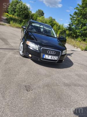 Black Audi A4 2006 in Daugavpils, with an engine capacity of 2.00 L and mileage of 274 thousand km for 2750 €, photo  on AUTOMOTO.COM.LV