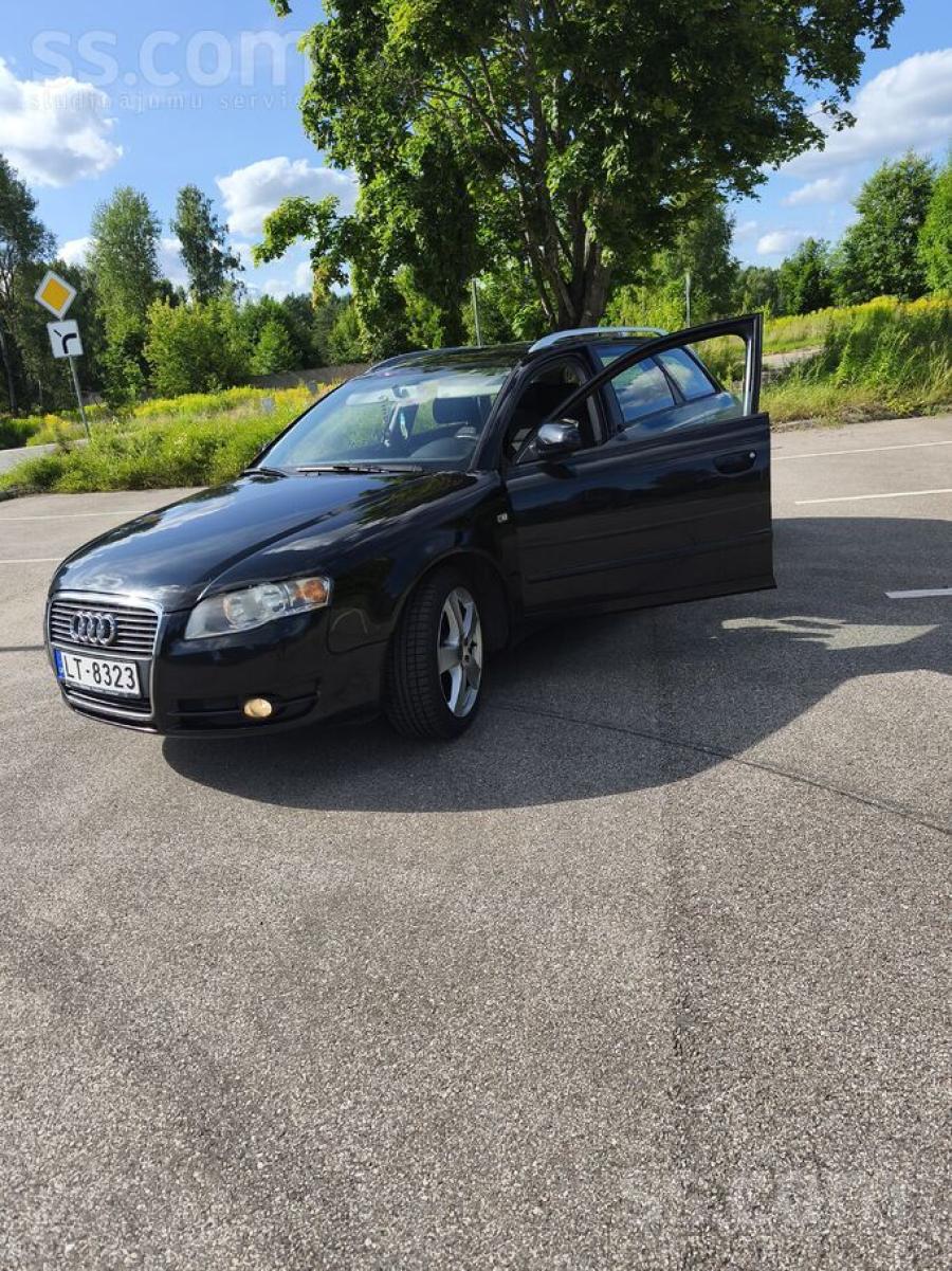 Black Audi A4 2006 in Daugavpils, with an engine capacity of 2.00 L and mileage of 274 thousand km for 2750 €, photo 3 on AUTOMOTO.COM.LV
