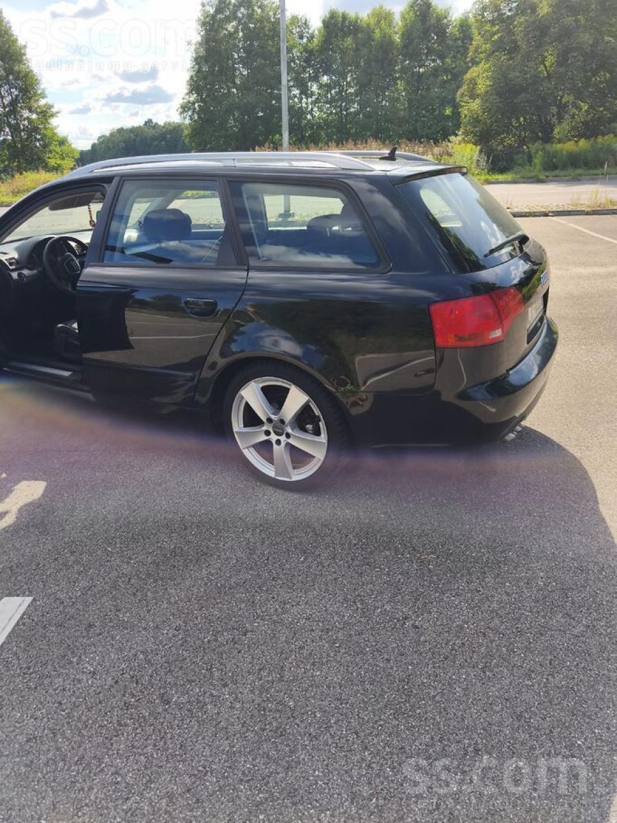 Black Audi A4 2006 in Daugavpils, with an engine capacity of 2.00 L and mileage of 274 thousand km for 2750 €, photo 4 on AUTOMOTO.COM.LV