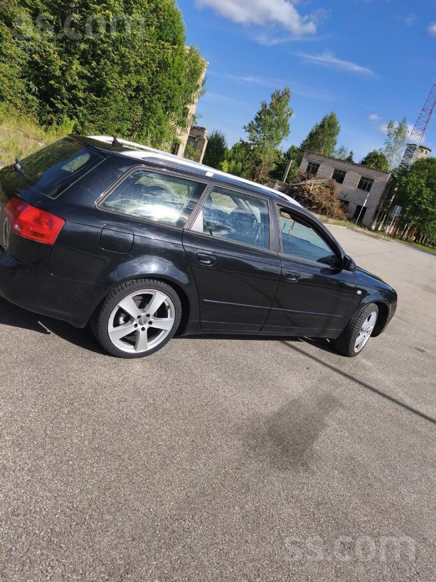 Black Audi A4 2006 in Daugavpils, with an engine capacity of 2.00 L and mileage of 274 thousand km for 2750 €, photo 7 on AUTOMOTO.COM.LV