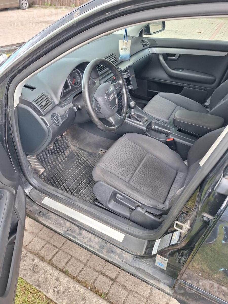 Black Audi A4 2006 in Tukums, with an engine capacity of 2.00 L and mileage of 420 thousand km for 1999 €, photo 8 on AUTOMOTO.COM.LV