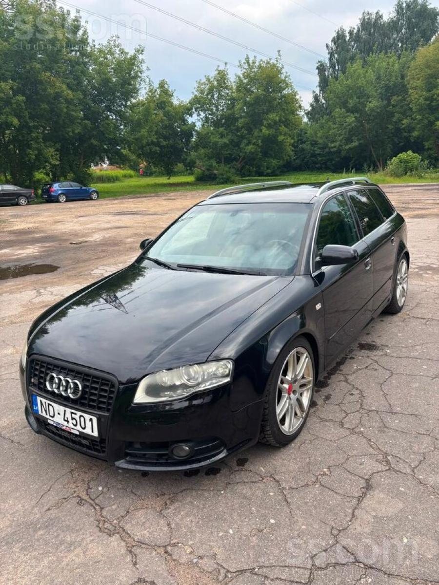 Black Audi A4 2006 in Riga, with an engine capacity of 3.00 L and mileage of 346 thousand km for 3695 €, photo 1 on AUTOMOTO.COM.LV
