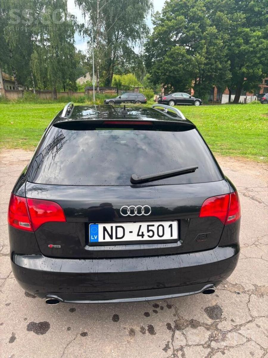 Black Audi A4 2006 in Riga, with an engine capacity of 3.00 L and mileage of 346 thousand km for 3695 €, photo 7 on AUTOMOTO.COM.LV