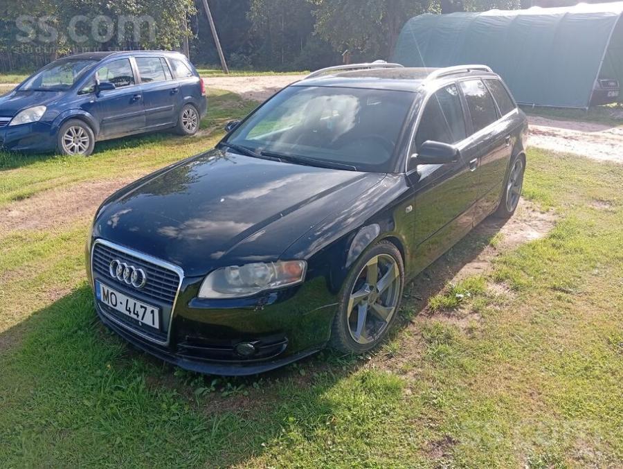 Black Audi A4 2006 in Preili, with an engine capacity of 2.70 L and mileage of 243 thousand km for 2499 €, photo 1 on AUTOMOTO.COM.LV