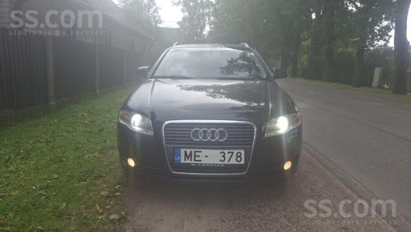 Black Audi A4 2006 in Riga, with an engine capacity of 2.00 L and mileage of 320 thousand km for 2250 €, photo 1 on AUTOMOTO.COM.LV