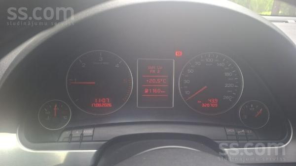 Black Audi A4 2006 in Riga, with an engine capacity of 2.00 L and mileage of 320 thousand km for 2250 €, photo 6 on AUTOMOTO.COM.LV