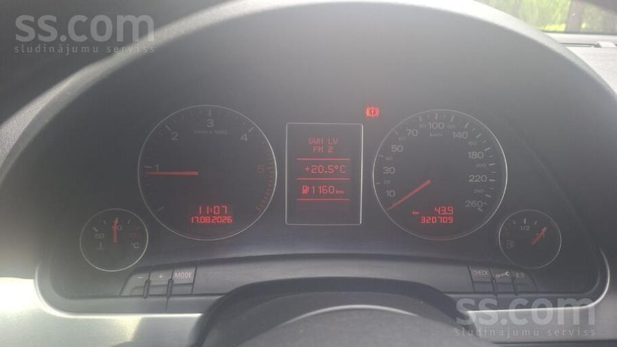 Melns Audi A4 2006 Rīga, ar dzinēja tilpumu 2.00 L un nobraukumu 320 tūkst. km par 2250 €, foto 7 vietnē AUTOMOTO.COM.LV