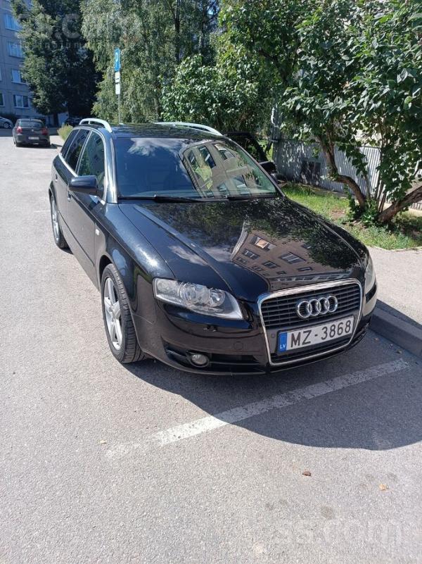 Black Audi A4 2006 in Riga, with an engine capacity of 2.00 L and mileage of 273 thousand km for 3000 €, photo 4 on AUTOMOTO.COM.LV