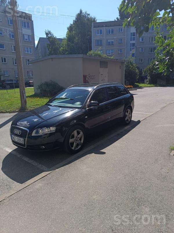 Black Audi A4 2006 in Riga, with an engine capacity of 2.00 L and mileage of 273 thousand km for 3000 €, photo 6 on AUTOMOTO.COM.LV