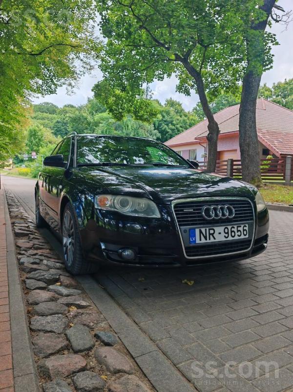 Black Audi A4 2006 in Bauska, with an engine capacity of 3.00 L and mileage of 302 thousand km for 3595 €, photo 3 on AUTOMOTO.COM.LV