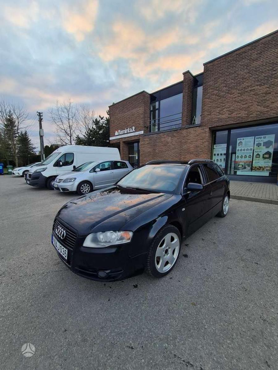 Melns Audi A4 2006 Kauņa, ar dzinēja tilpumu 1.99 L un nobraukumu 405 tūkst. km par 1600 €, foto 1 vietnē AUTOMOTO.COM.LV