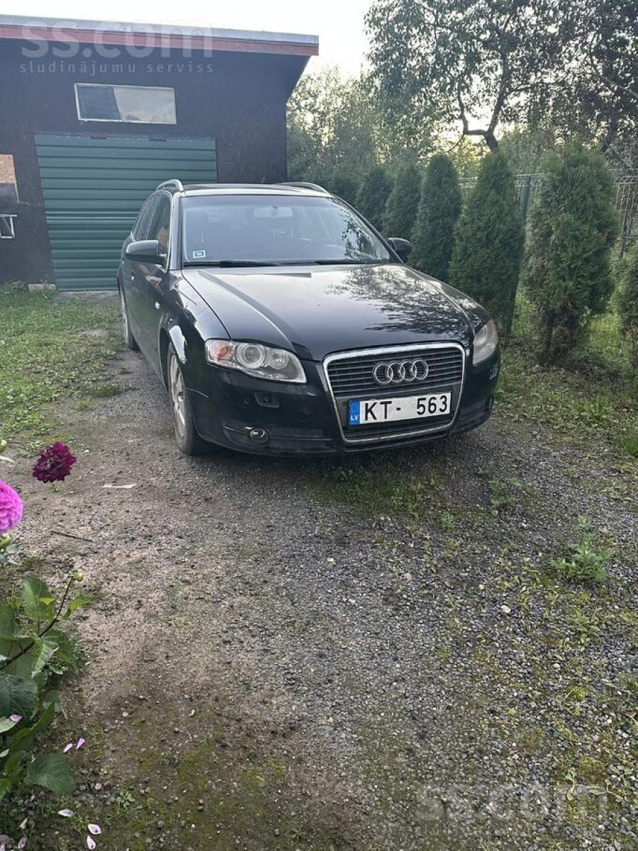 Black Audi A4 2006 in Gulbene, with an engine capacity of 2.00 L and mileage of 352 thousand km for 1950 €, photo 1 on AUTOMOTO.COM.LV