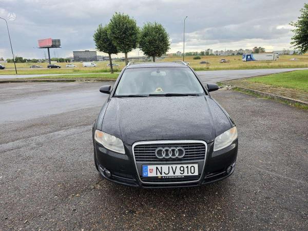 Black Audi A4 2006 in Kaunas, with an engine capacity of 1.97 L and mileage of 274 thousand km for 2100 €, photo 1 on AUTOMOTO.COM.LV
