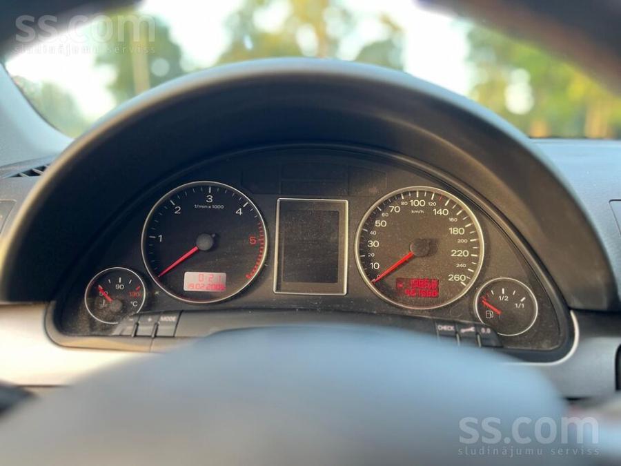 Black Audi A4 2006 in Bauska, with an engine capacity of 2.00 L and mileage of 422 thousand km for 1200 €, photo 7 on AUTOMOTO.COM.LV