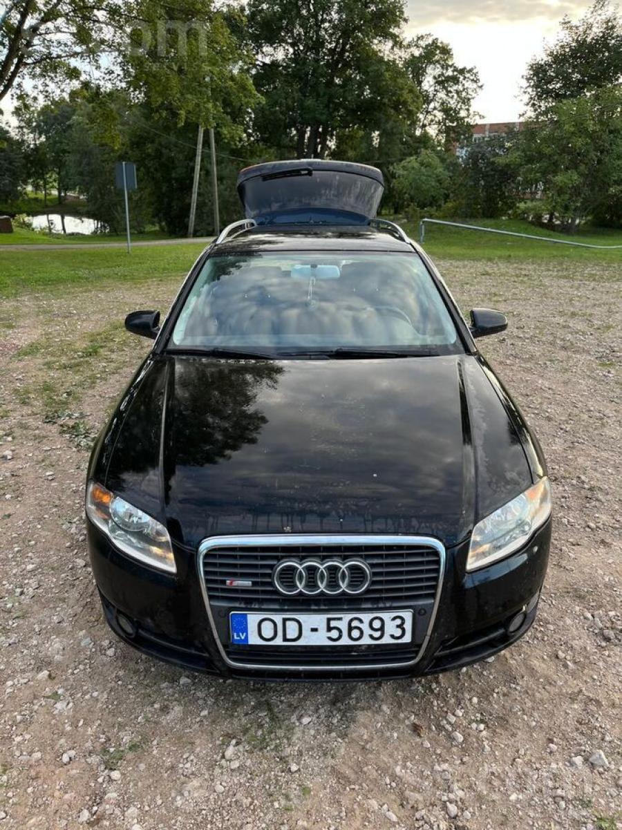 Black Audi A4 2006 in Bauska, with an engine capacity of 2.00 L and mileage of 422 thousand km for 1200 €, photo 9 on AUTOMOTO.COM.LV