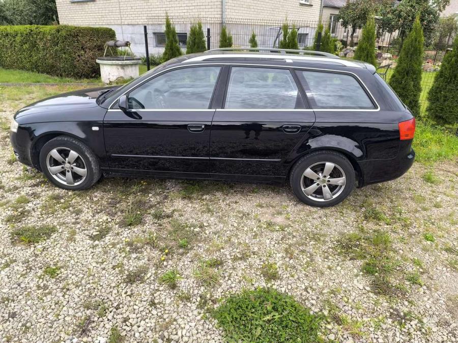 Black Audi A4 2006 in Birzai, with an engine capacity of 1.60 L and mileage of 310 thousand km for 2450 €, photo 6 on AUTOMOTO.COM.LV