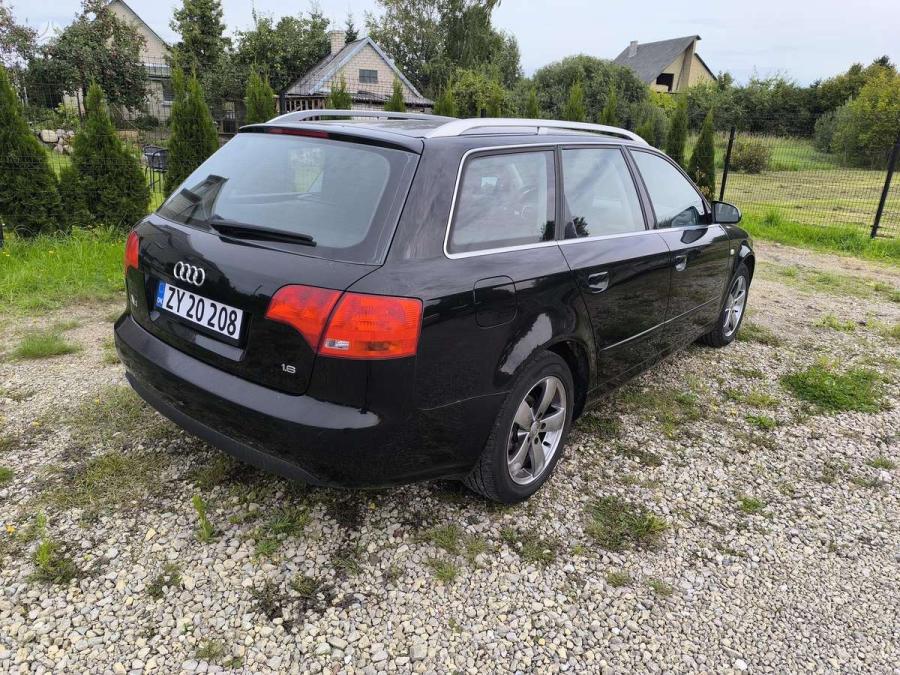 Black Audi A4 2006 in Birzai, with an engine capacity of 1.60 L and mileage of 310 thousand km for 2450 €, photo 7 on AUTOMOTO.COM.LV