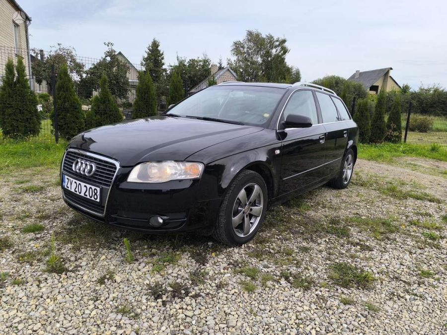 Black Audi A4 2006 in Birzai, with an engine capacity of 1.60 L and mileage of 310 thousand km for 2450 €, photo 13 on AUTOMOTO.COM.LV