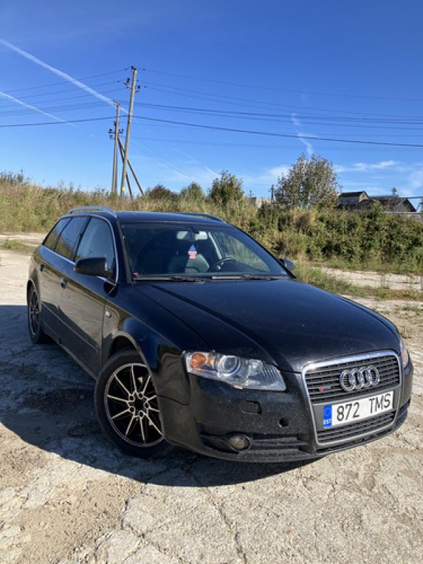 Audi A4 2006 in Tallinn on AUTOMOTO.COM.LV Black Audi A4 2006 in Tallinn, with an engine capacity of 2.00 L and mileage of 401 thousand km for 2399 €, photo 5 on AUTOMOTO.COM.LV