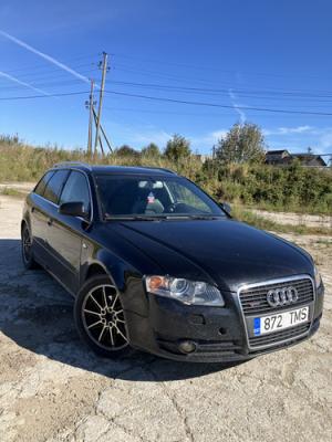 Black Audi A4 2006 in Tallinn, with an engine capacity of 2.00 L and mileage of 401 thousand km for 2399 €, photo 5 on AUTOMOTO.COM.LV