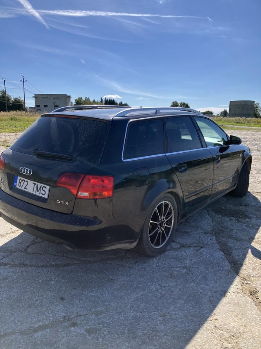 Black Audi A4 2006 in Tallinn, with an engine capacity of 2.00 L and mileage of 401 thousand km for 2399 €, photo 11 on AUTOMOTO.COM.LV