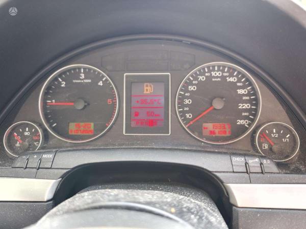 Melns Audi A4 2006 Viļņa, ar dzinēja tilpumu 1.99 L un nobraukumu 348 tūkst. km par 1150 €, foto 7 vietnē AUTOMOTO.COM.LV