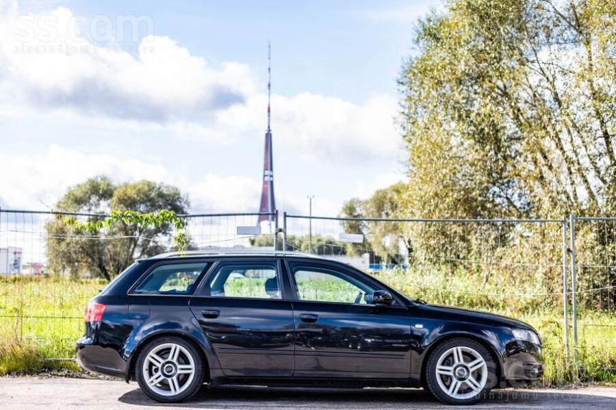 Black Audi A4 2006 in Riga, with an engine capacity of 2.70 L and mileage of 348 thousand km for 3790 €, photo 6 on AUTOMOTO.COM.LV