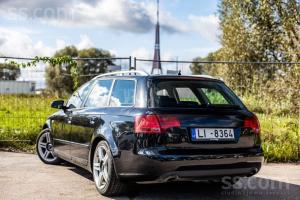 Black Audi A4 2006 in Riga, with an engine capacity of 2.70 L and mileage of 348 thousand km for 3790 €, photo 7 on AUTOMOTO.COM.LV