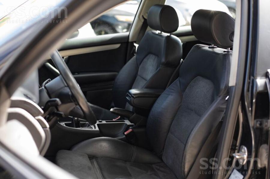 Black Audi A4 2006 in Riga, with an engine capacity of 2.70 L and mileage of 348 thousand km for 3790 €, photo 12 on AUTOMOTO.COM.LV