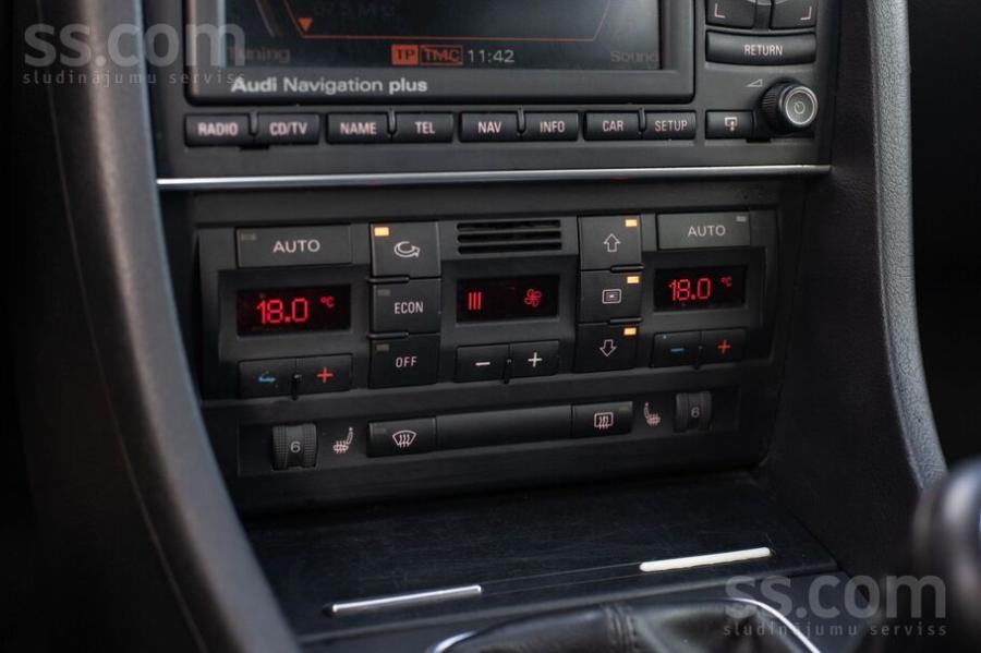 Black Audi A4 2006 in Riga, with an engine capacity of 2.70 L and mileage of 348 thousand km for 3790 €, photo 21 on AUTOMOTO.COM.LV