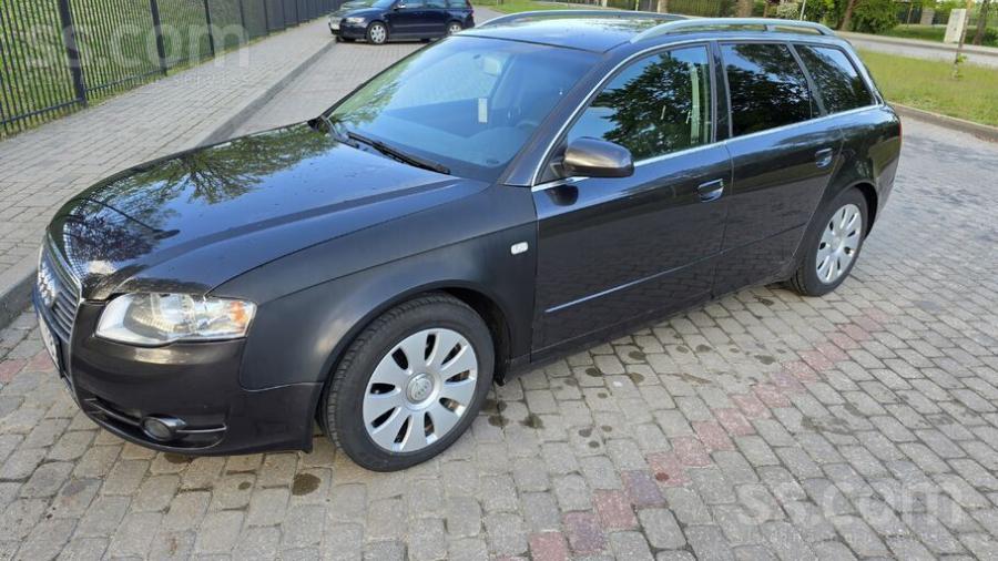 Black Audi A4 2006 in Valmiera, with an engine capacity of 2.00 L and mileage of 318 thousand km for 2200 €, photo 9 on AUTOMOTO.COM.LV