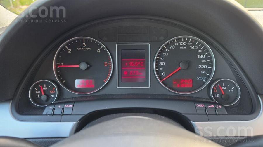 Black Audi A4 2006 in Valmiera, with an engine capacity of 2.00 L and mileage of 318 thousand km for 2200 €, photo 13 on AUTOMOTO.COM.LV