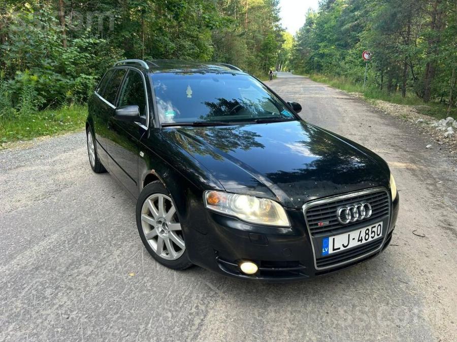 Black Audi A4 2006 in Riga, with an engine capacity of 2.70 L and mileage of 350 thousand km for 2750 €, photo 1 on AUTOMOTO.COM.LV