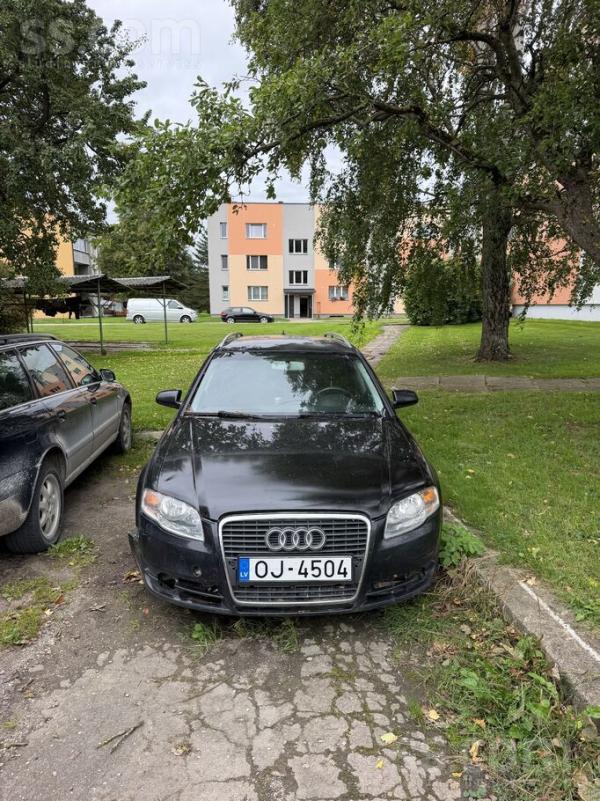 Melns Audi A4 2006 Bauska, ar dzinēja tilpumu 3.00 L un nobraukumu 500 tūkst. km par 1400 €, foto 1 vietnē AUTOMOTO.COM.LV