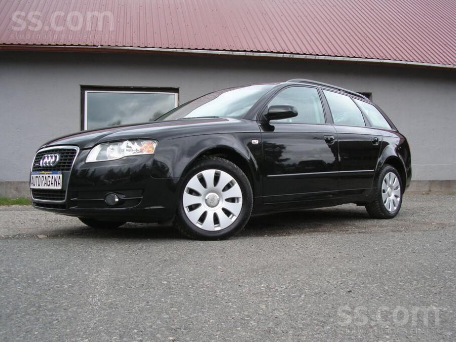 Black Audi A4 2006 in Riga, with an engine capacity of 1.90 L and mileage of 0 thousand km for 5450 €, photo 3 on AUTOMOTO.COM.LV