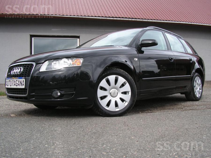 Black Audi A4 2006 in Riga, with an engine capacity of 1.90 L and mileage of 0 thousand km for 5450 €, photo 10 on AUTOMOTO.COM.LV