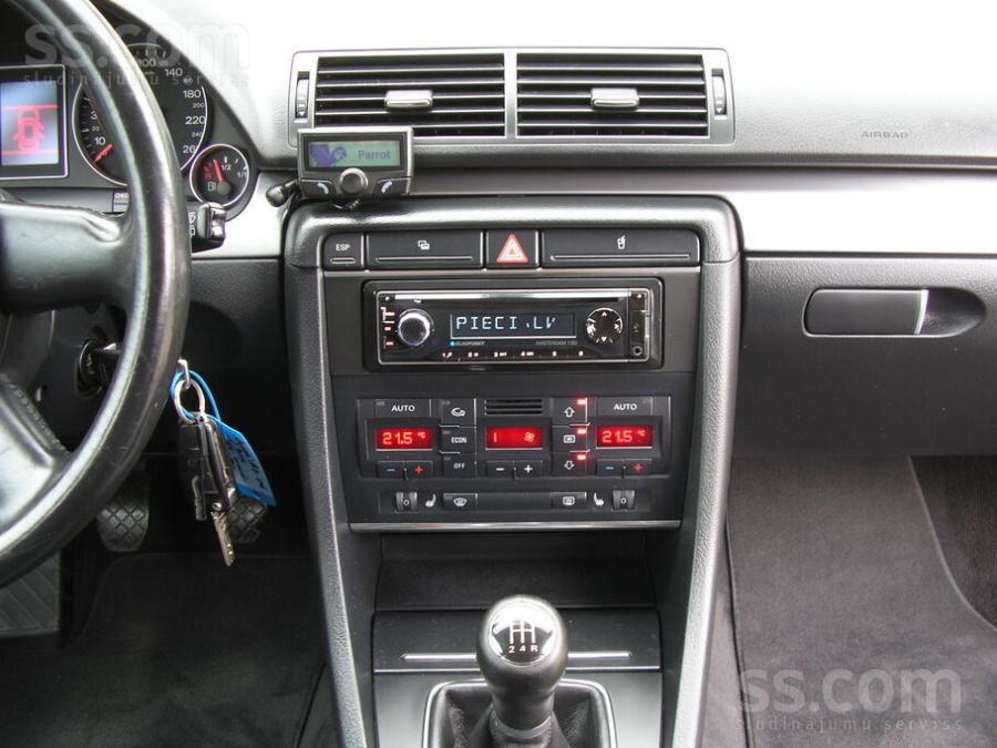 Black Audi A4 2006 in Riga, with an engine capacity of 1.90 L and mileage of 0 thousand km for 5450 €, photo 16 on AUTOMOTO.COM.LV